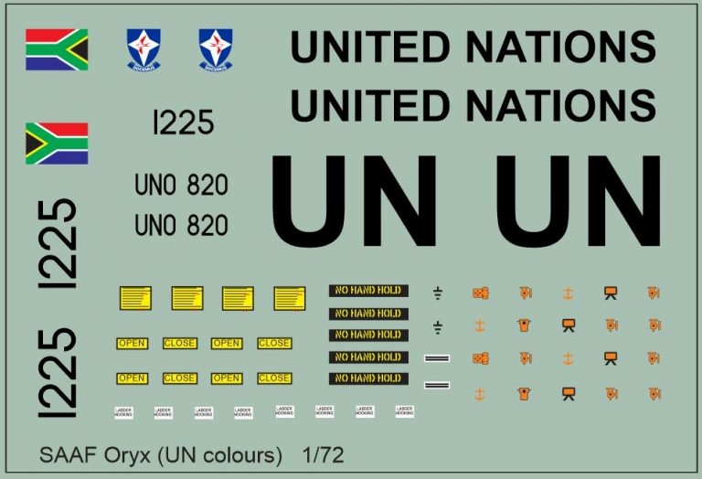 SAAF Oryx (UN colours)